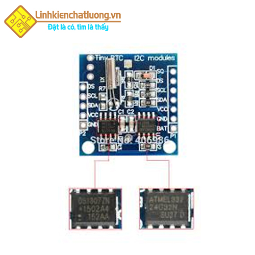 ::.Module thời gian thực Tiny RTC I2C DS1307 (không PIN).::