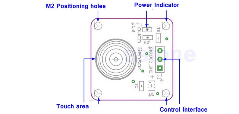 ::.Module phím cảm ứng TTP223B YFRoBot.::